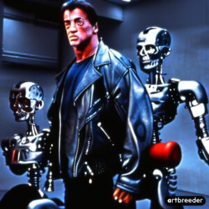 The Terminator played by Sylvester Stallone - Future Fantasy Art ...