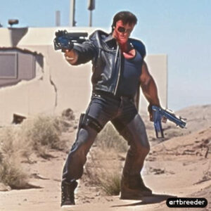 The Terminator played by Sylvester Stallone - Future Fantasy Art ...