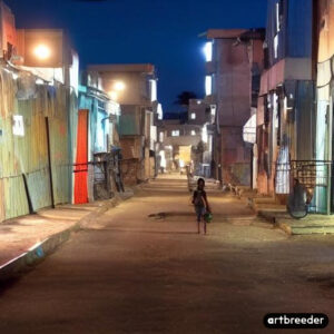 Dangerous slums at night - Future Fantasy Art Exhibition ― Mirai Mousou ...