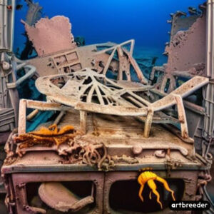 Shipwreck undersea [Anime-style] - Future Fantasy Art Exhibition ...
