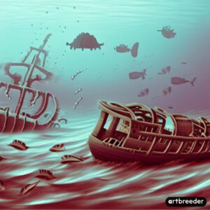 Shipwreck undersea [Anime-style] - Future Fantasy Art Exhibition ...
