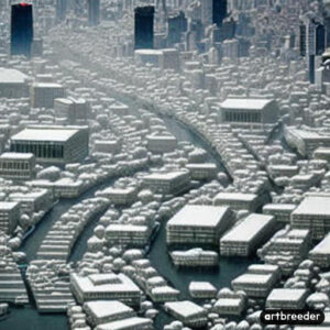 Tokyo entered an Ice Age(東京が氷河期になった) - Future Fantasy Art Exhibition ...